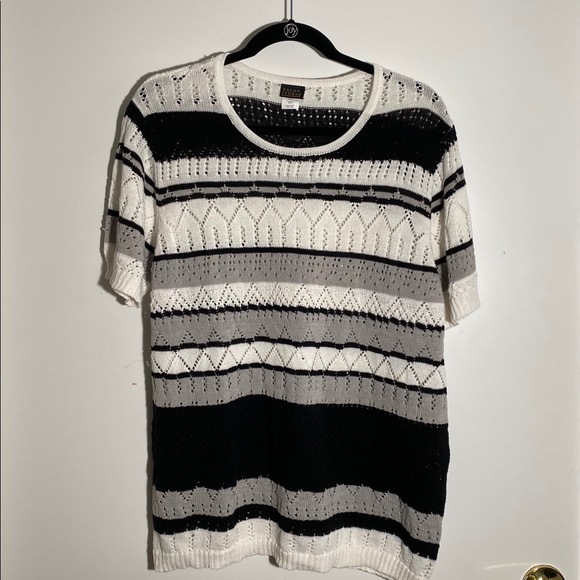 Salon Studio | Sweaters | G36 Salon Studio Knit Sweater Three Patterns ...